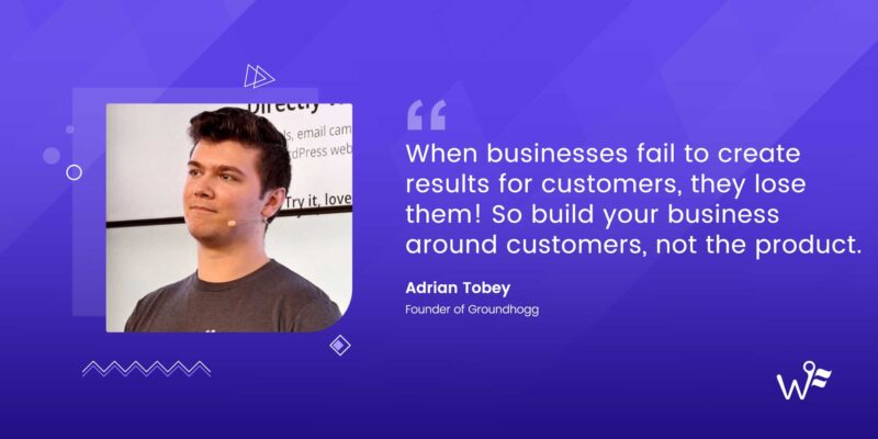 Adrian Tobey of Groundhogg Sharing His Success Story